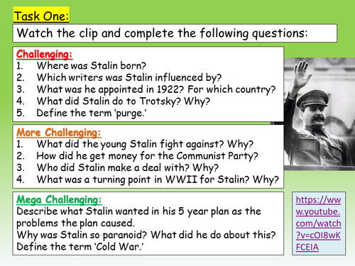 Stalin - Leadership | Teaching Resources
