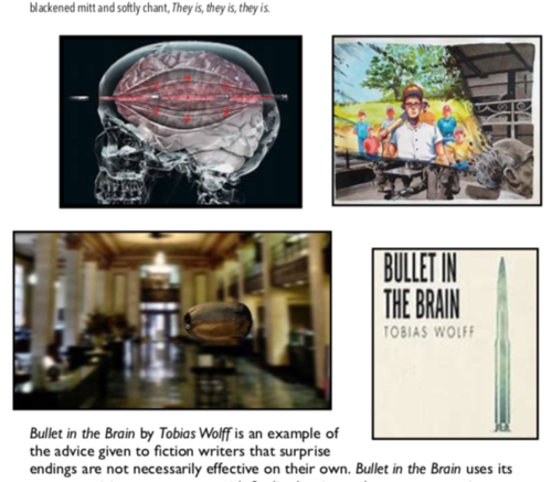 Bullet in the Brain -AQA GCSE Preparation Paper 1 - Text Analysis ...