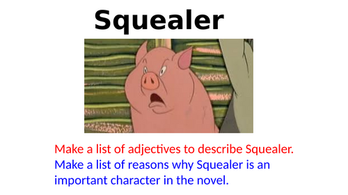 Squealer Animal Farm | Teaching Resources