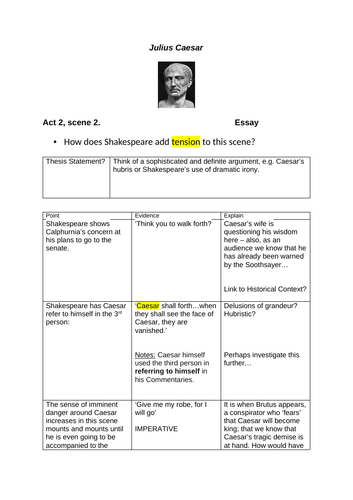 Shakespeare: 'Julius Caesar' | Teaching Resources