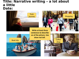 Creative writing - Narrative and Descriptive | Teaching Resources