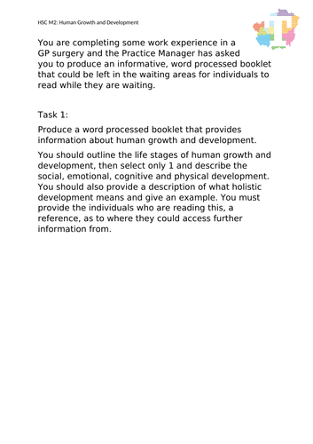 HSC M2 Human Growth & Development | Teaching Resources