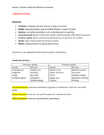9-1 IGCSE Business Studies Revision Notes | Teaching Resources