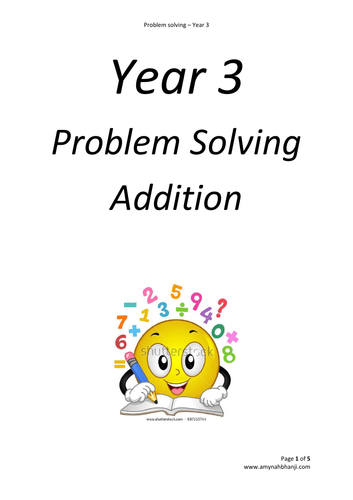 Year 3 - Maths Problem solving bundle | Teaching Resources