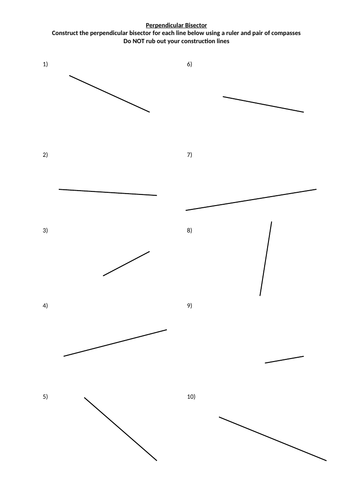 Compass Constructions & Loci | Teaching Resources