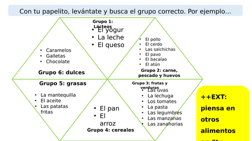 OUTSTANDING LESSON PLAN AND PP. GCSE SPANISH, Healthy Living- Unit 6.2 ...