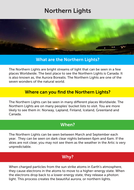 Northern Lights Poetry | Teaching Resources