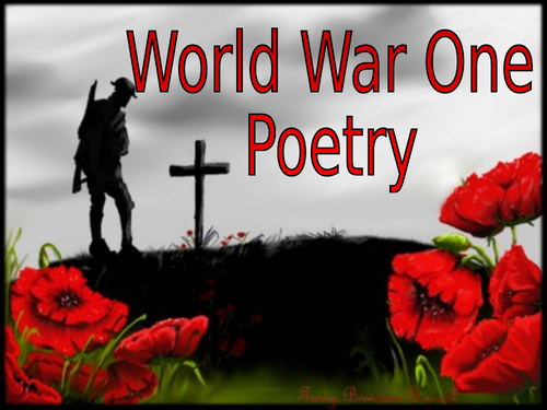 World War 1 Poetry Unit of Work | Teaching Resources