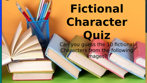 Book Character Quiz | Teaching Resources