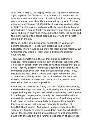 The Woman in Black: Chapter 1 | Teaching Resources