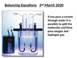 Balancing equations - explained | Teaching Resources