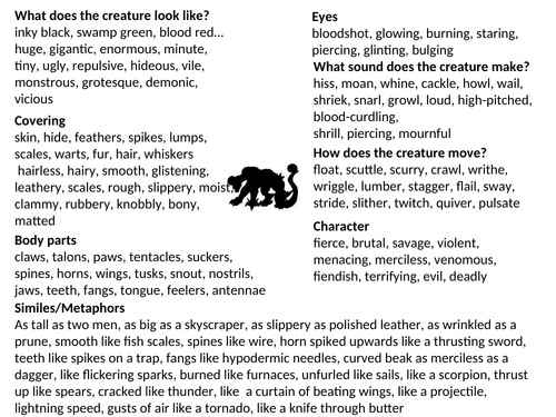 Year 5/6 Creative Writing Myths & Legends- Beowulf Whole unit of work ...