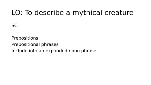 Year 5/6 Creative Writing Myths & Legends- Beowulf Whole unit of work ...