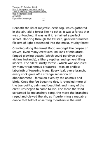 Year 5/6 Creative Writing Myths & Legends- Beowulf Whole unit of work ...