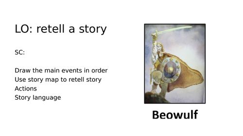 Year 5/6 Creative Writing Myths & Legends- Beowulf Whole unit of work ...