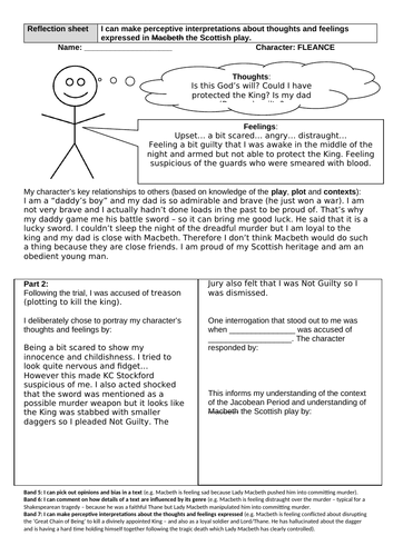 Macbeth King Duncan's Murder Trial Act 2 Drama OFSTED OUTSTANDING ...