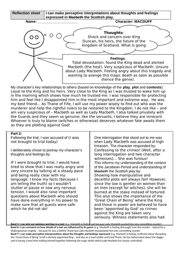 Macbeth King Duncan's Murder Trial Act 2 Drama OFSTED OUTSTANDING ...