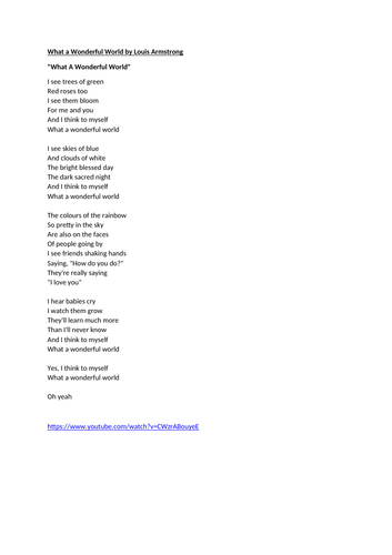 Wonder-themed KS2 Whole-Class Reading Sequence - Wonder and Song Lyrics ...