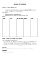 Paper 2 Question 5: Writing planning practices and helpsheets ...