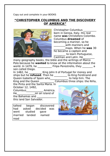 Christopher Colombus | Teaching Resources