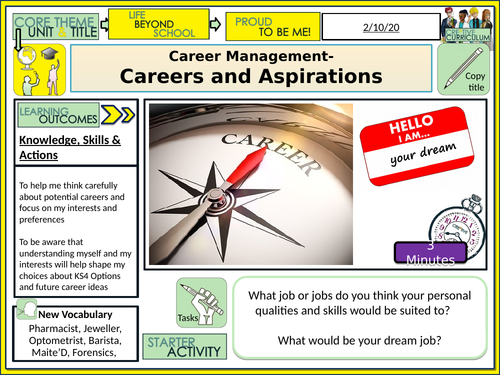 Proud to be me - PSHE + Careers Unit | Teaching Resources