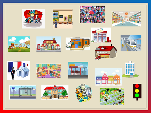 PLACES IN TOWN_vocab & pronunciation KS1-KS2_voice over included ...