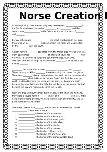 Vikings! - 4. Norse Mythology | Teaching Resources