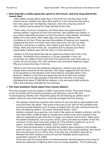 KS4 Why was there stalemate on the Western Front | Teaching Resources