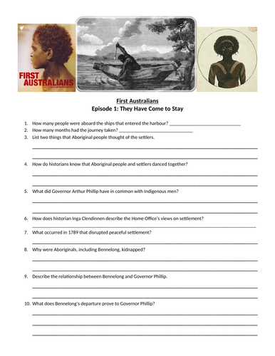 Viewing First Australians Episode 1 - They have come to stay - 11 ...