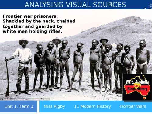 Australian Frontier Wars - 11 Modern History - Analysing Visual Sources ...