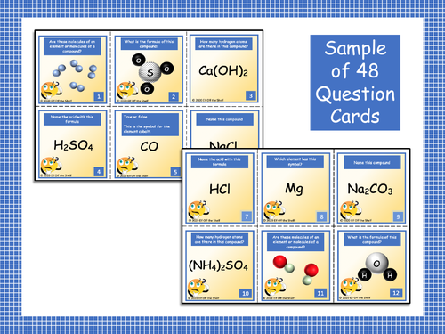 Elements and Compounds Dominoes KS3 | Teaching Resources
