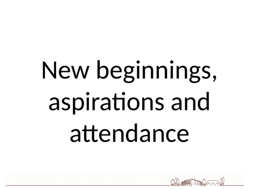 ~Year 7 assembly - beginnings, aspirations | Teaching Resources ~Year 7 assembly - beginnings, aspirations | Teaching Resources