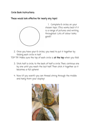 Circle Books | Teaching Resources