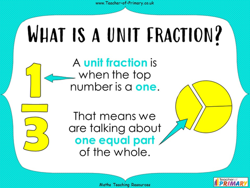 Unit Fractions - Year 2 | Teaching Resources