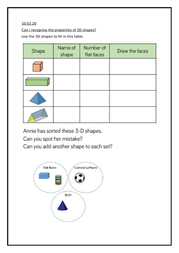 Shape planning Year 2 | Teaching Resources