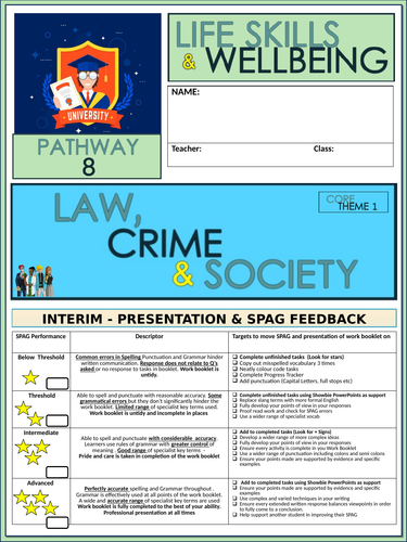 Law Society Crime Citizenship + PSHE Unit | Teaching Resources
