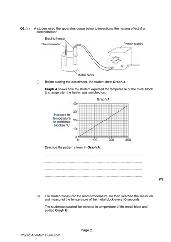 AQA GCSE Physics P1 Energy complete Revision Summary | Teaching Resources AQA GCSE Physics P1 Energy complete Revision Summary | Teaching Resources