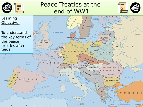 WW1 Peace Treaties. Germain - Neuilly - Trianon - Sevres - Lausanne ...