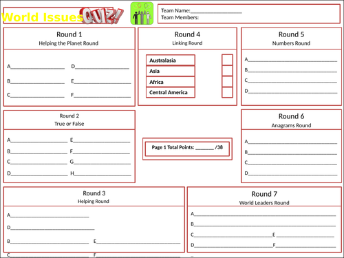 Exploring World Issues | Teaching Resources