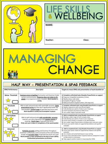 Managing Change PSHE Unit | Teaching Resources