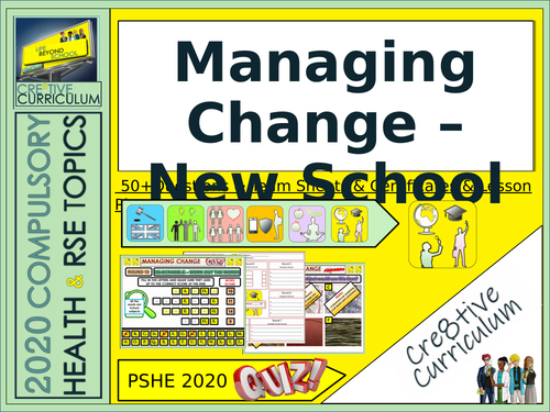 Managing Change PSHE Unit | Teaching Resources