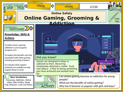 Online Safety and Offline Safety PSHE Unit | Teaching Resources