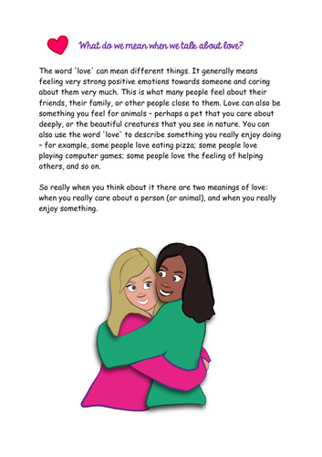 Love and Abuse PSHE | Teaching Resources