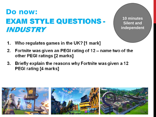 FORTNITE - EDUQAS GCSE MEDIA STUDIES - FULL BUNDLE | Teaching Resources