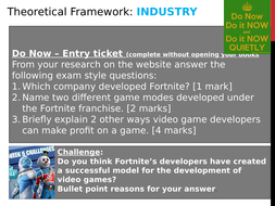 FORTNITE - EDUQAS GCSE MEDIA STUDIES - FULL BUNDLE | Teaching Resources