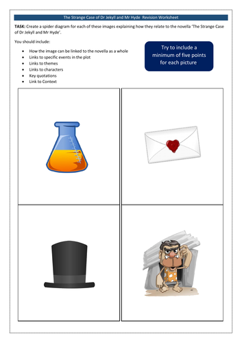 The Strange Case of Dr Jekyll and Mr Hyde Revision Worksheets ...
