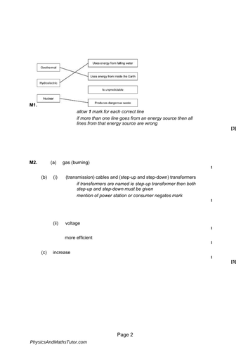 AQA GCSE Physics P1 Energy Demands complete Revision Summary | Teaching ... AQA GCSE Physics P1 Energy Demands complete Revision Summary | Teaching ...