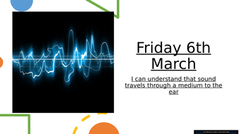 Sound travels through different mediums | Teaching Resources