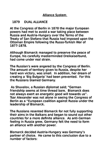 Alliances pre-ww1. Dual Alliance - Triple Alliance - Entente Cordiale ...