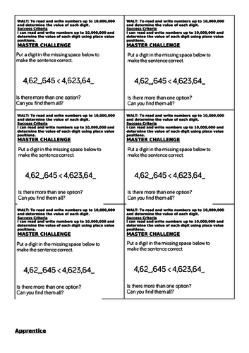 Year 6 Maths Mastery: Place Value | Teaching Resources